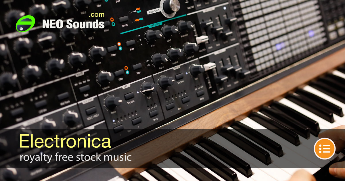 Royalty-free Electronica music | NeoSounds music library